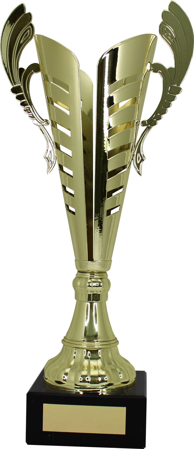 Gold Metal Loving Cup With Gold Cup And Handle Plastic